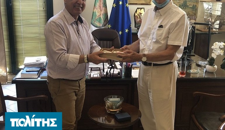 Συνάντηση Δημάρχου Χίου με τον Σταμάτη Κριμιζή | politischios.gr