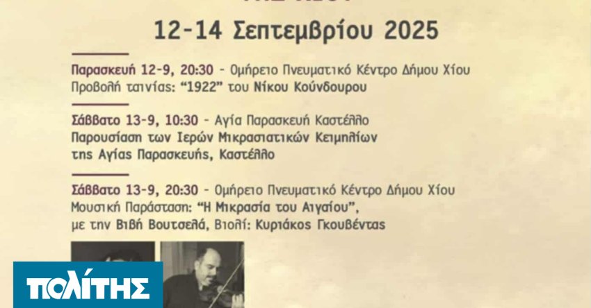 Επιστημονική ημερίδα για τη Μικρασιατική Καταστροφή και τους πρόσφυγες ...