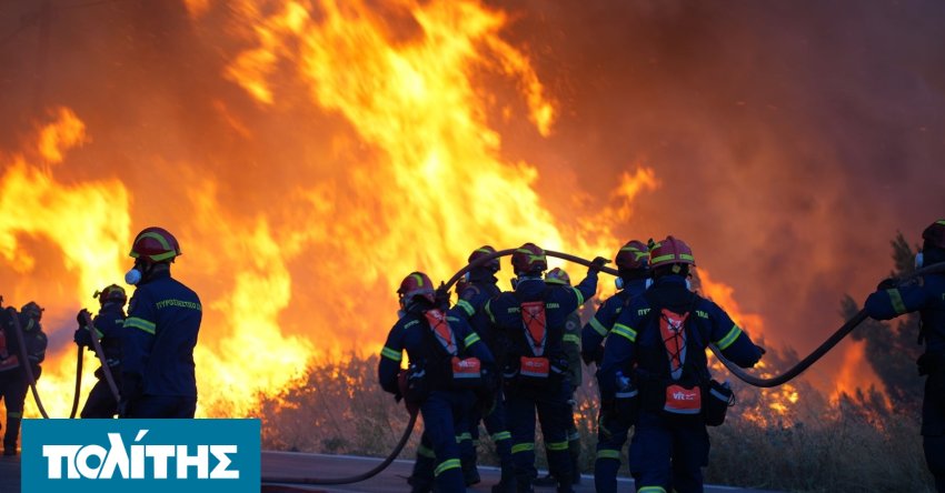 Οι δασικές πυρκαγιές στην Ελλάδα και στη Χίο | politischios.gr